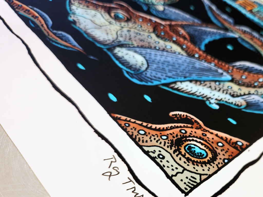 RATFISH WAITING FOR SEATTLE TO GO AWAY FINE ART POSTER - Troll Art